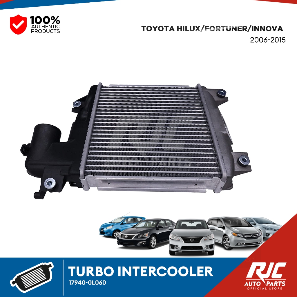 TURBO INTERCOOLER TOYOTA HILUX/FORTUNER/INNOVA 2006-2015 17940-0L060 1pc | Shopee Philippines