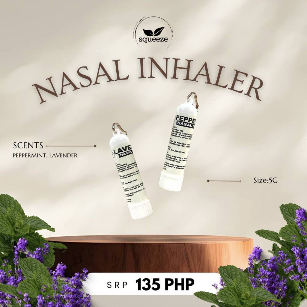 NASAL INHALER 5g - Squeeze | Shopee Philippines
