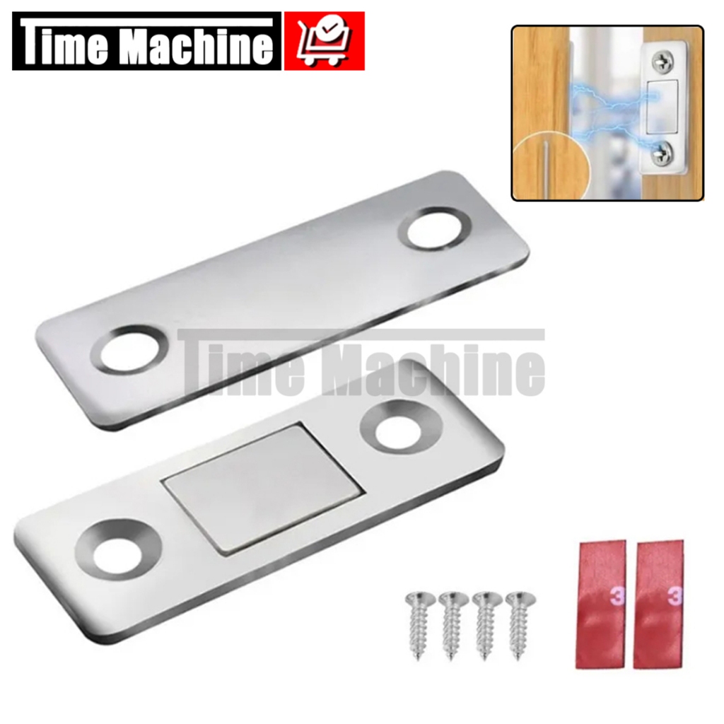 Cabinet Lock Magnet Punch Free Cabinet Magnet Stainless Steel Magnetic ...