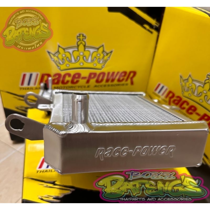 RACE POWER RADIATOR ALLOY BIG W/SCREEN COVER (RAIDER 150 F.i-CLICK 125 ...