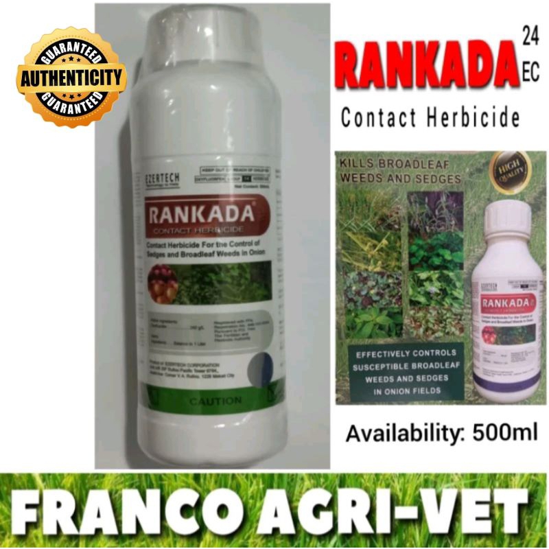 Rankada 24EC ( 500ml / bottle ) Contact Herbicide | Shopee Philippines