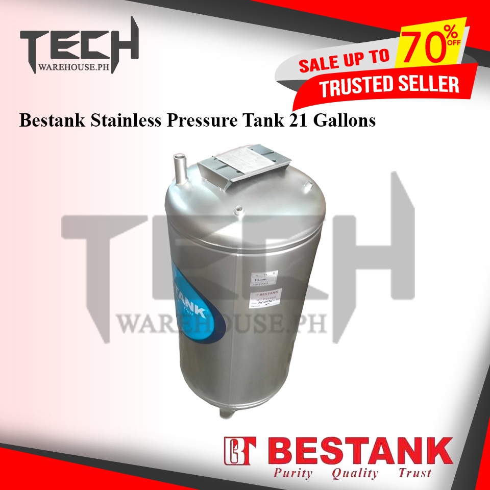 Bestank Original Stainless Pressure Tank 21 Gallons Gals | Shopee ...