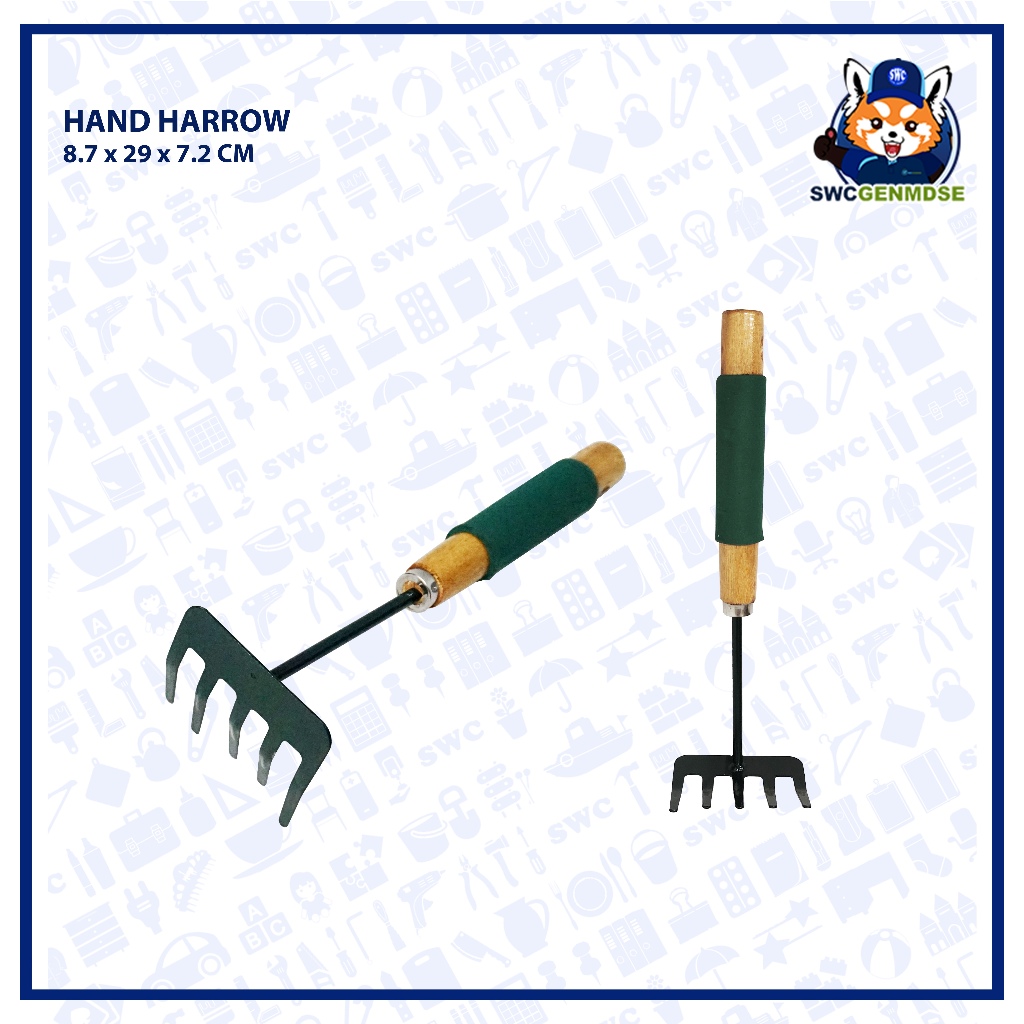 Hand Harrow | Mini Rake | Gardening Tool | Shopee Philippines