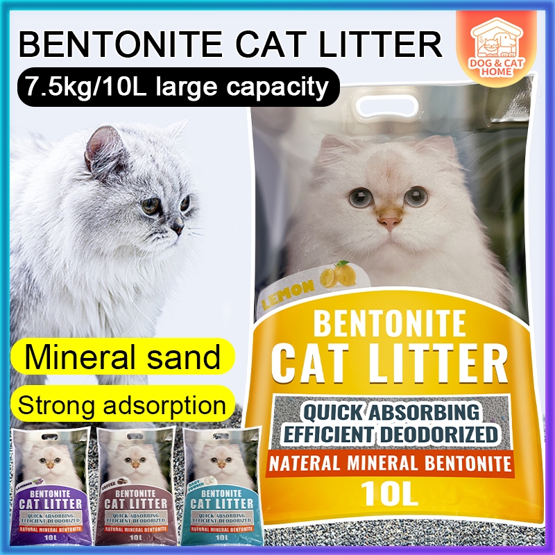 【New-Formula】10L Bentonite Cat Litter Tofu cat litter Strong wrapping ...