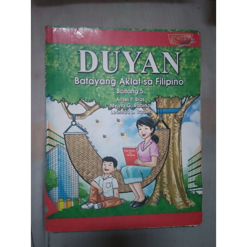 DUYAN Batayang Aklat sa Filipino grade 5 (slightly use | Shopee Philippines