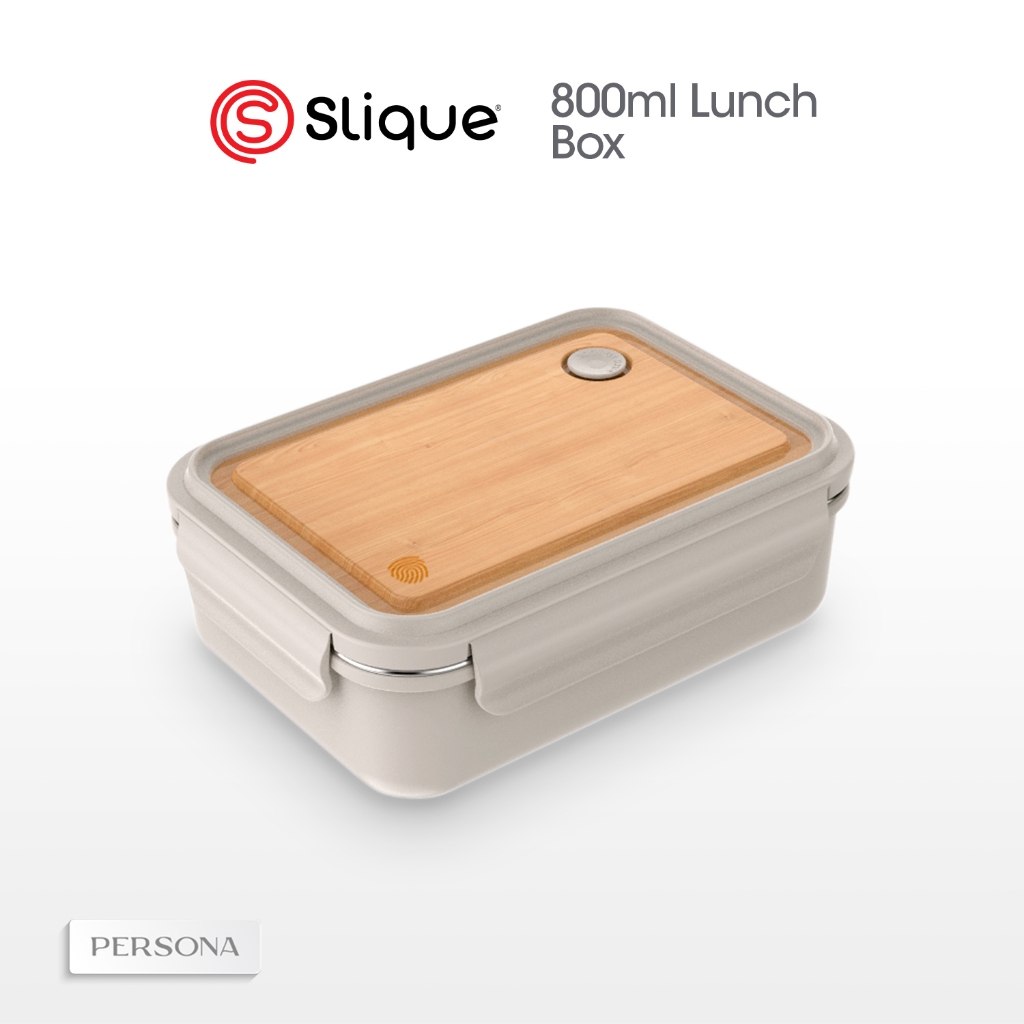 SLIQUE Persona Lunch box w/PP Spork Included | Compartment 800ml BPA ...