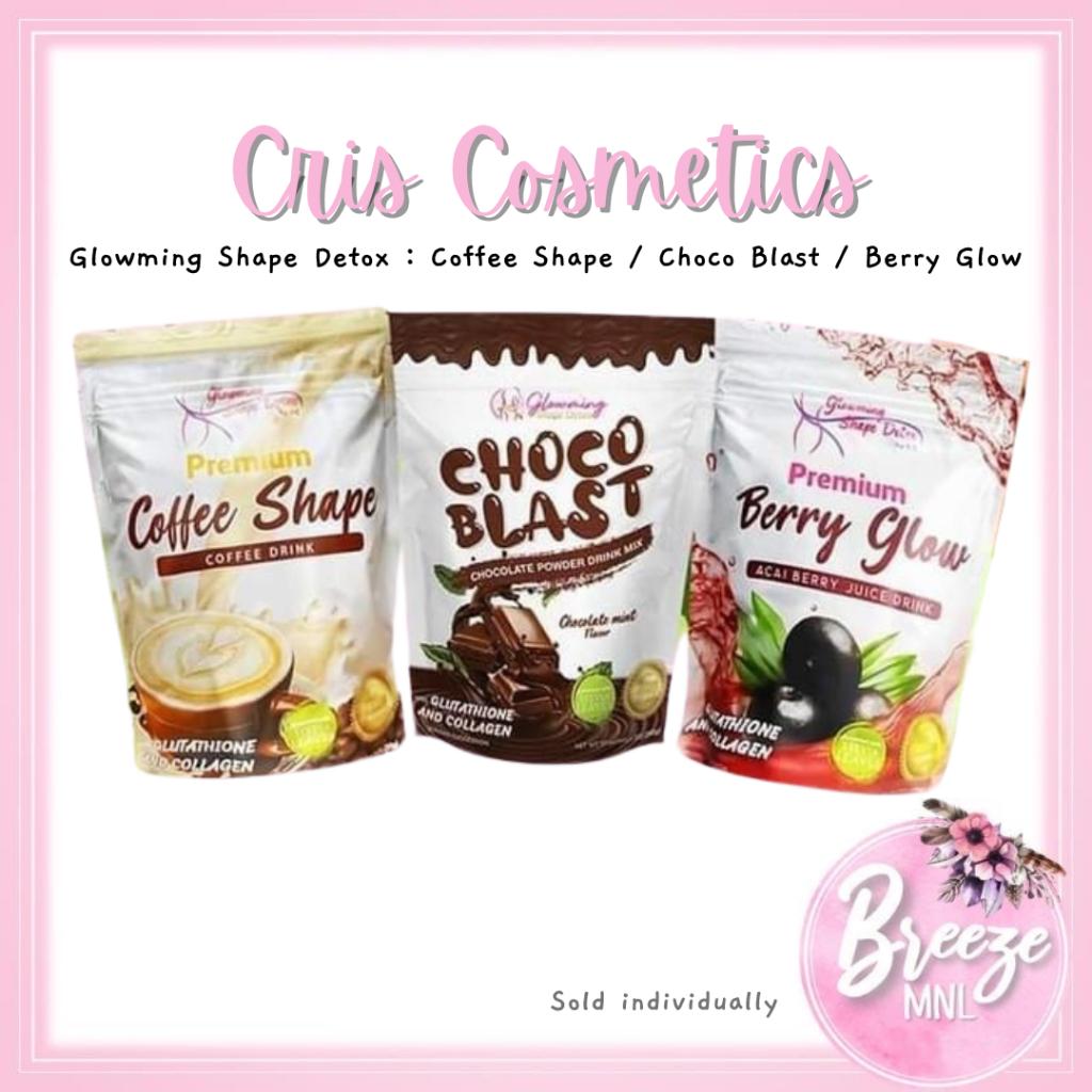 Cris Cosmetics Glowming Shape Detox Premium Coffee Shape, Berry Glow ...