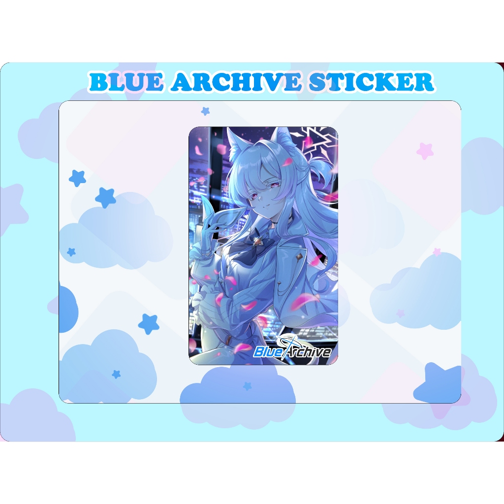Blue Archive Vinyl Sticker WATERPROOF,High Quality Printed DEsign ...