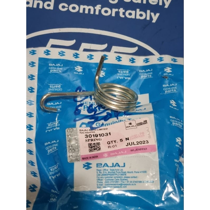 Bajaj CT100 CT125 Brake Pedal Spring (Genuine) | Shopee Philippines
