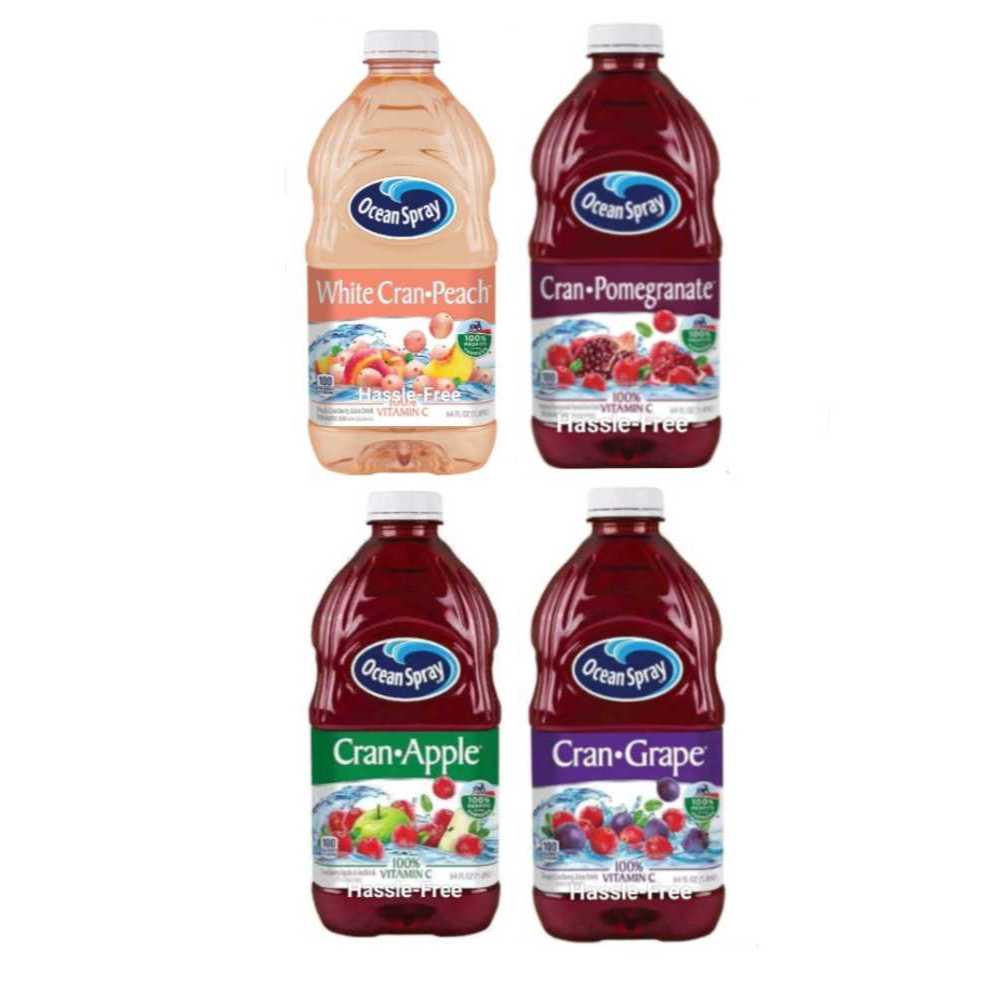 OCEAN SPRAY CRANBERRY APPLE & GRAPES JUICE DRINK 64 oz (1.89L) Made in ...