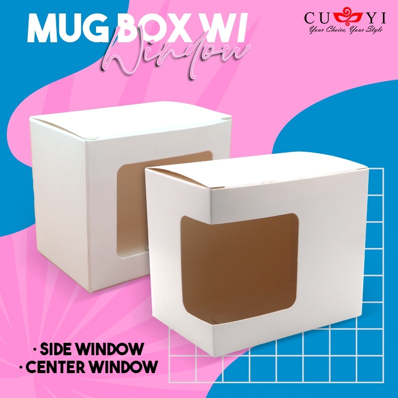 White Mug Box Thin (50 pcs per order ) | Shopee Philippines