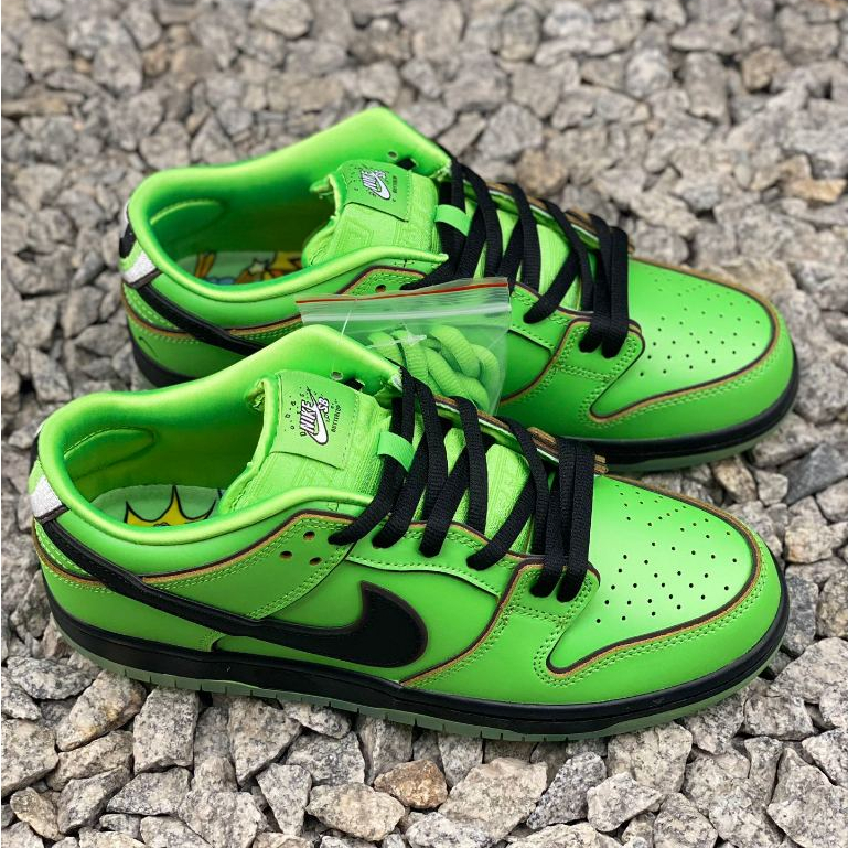 The Powerpuff Girls x Nike SB Dunk Pro"Buttercup" Retro Skate Shoes ...