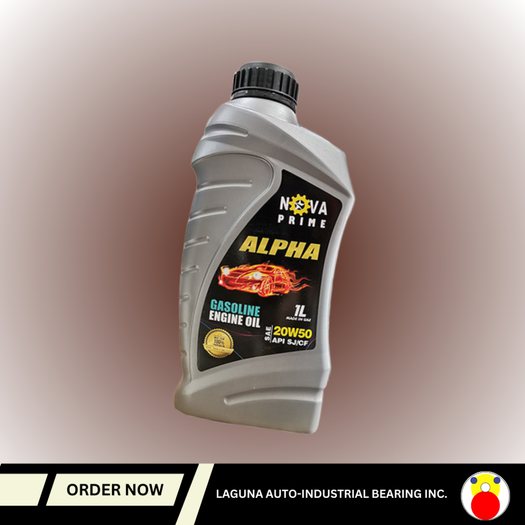 NOVA PRIME Alpha Gasoline Engine Oil SAE 20W-50 API SJ/CF (1L) | Shopee Philippines