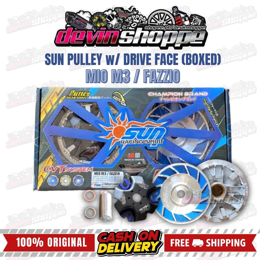 SUN PULLEY WITH DRIVE FACE FOR MIO M3 / FAZZIO | Shopee Philippines
