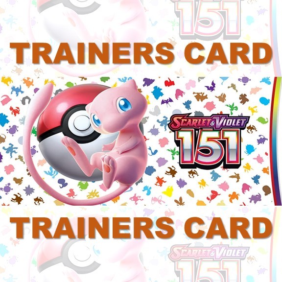 Pokemon 151 Trainers Card Pokemon Trading Cards | Shopee Philippines