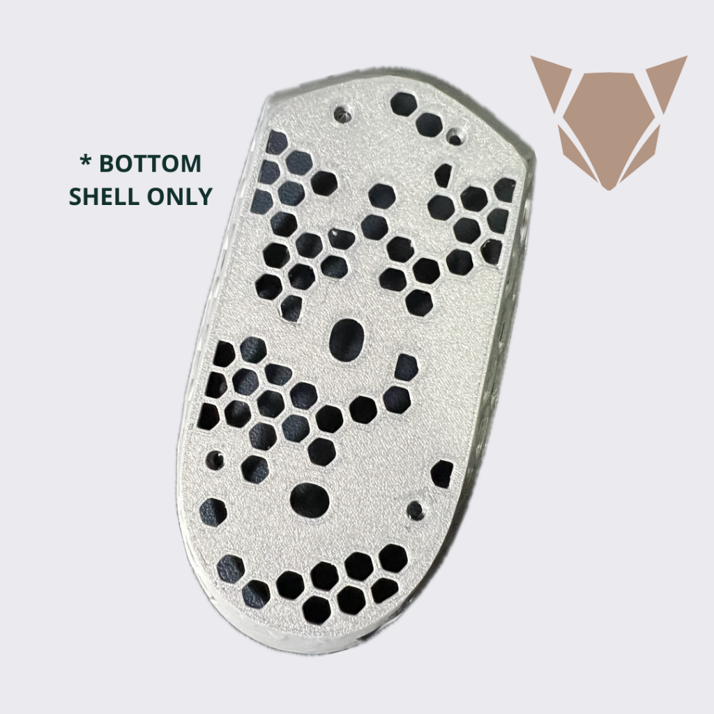 Logi tech G304/305 Mouse BOTTOM SHELL HONEYCOMB Mod Lightweight ...