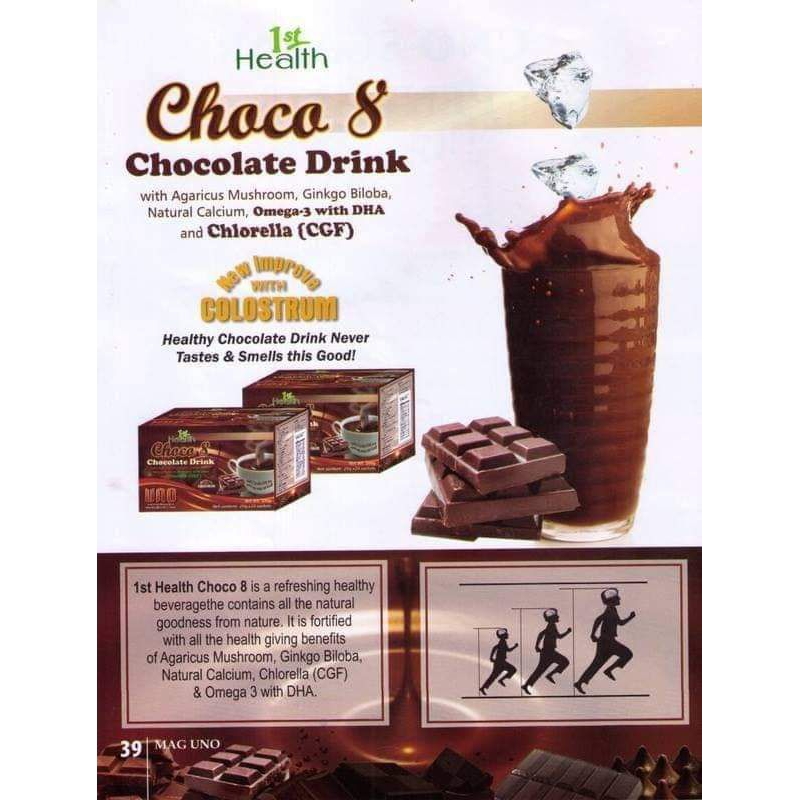 CHOCO 8 (1 SACHET ONLY) UNO CHOCO 8 CHOCOLATE DRINK PWEDE SA BATA ...