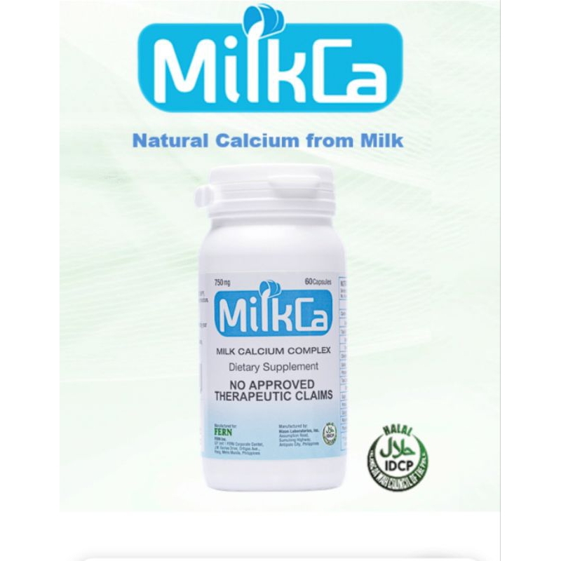 Milkca Milk Calcium Complex 60 Capsule | Shopee Philippines