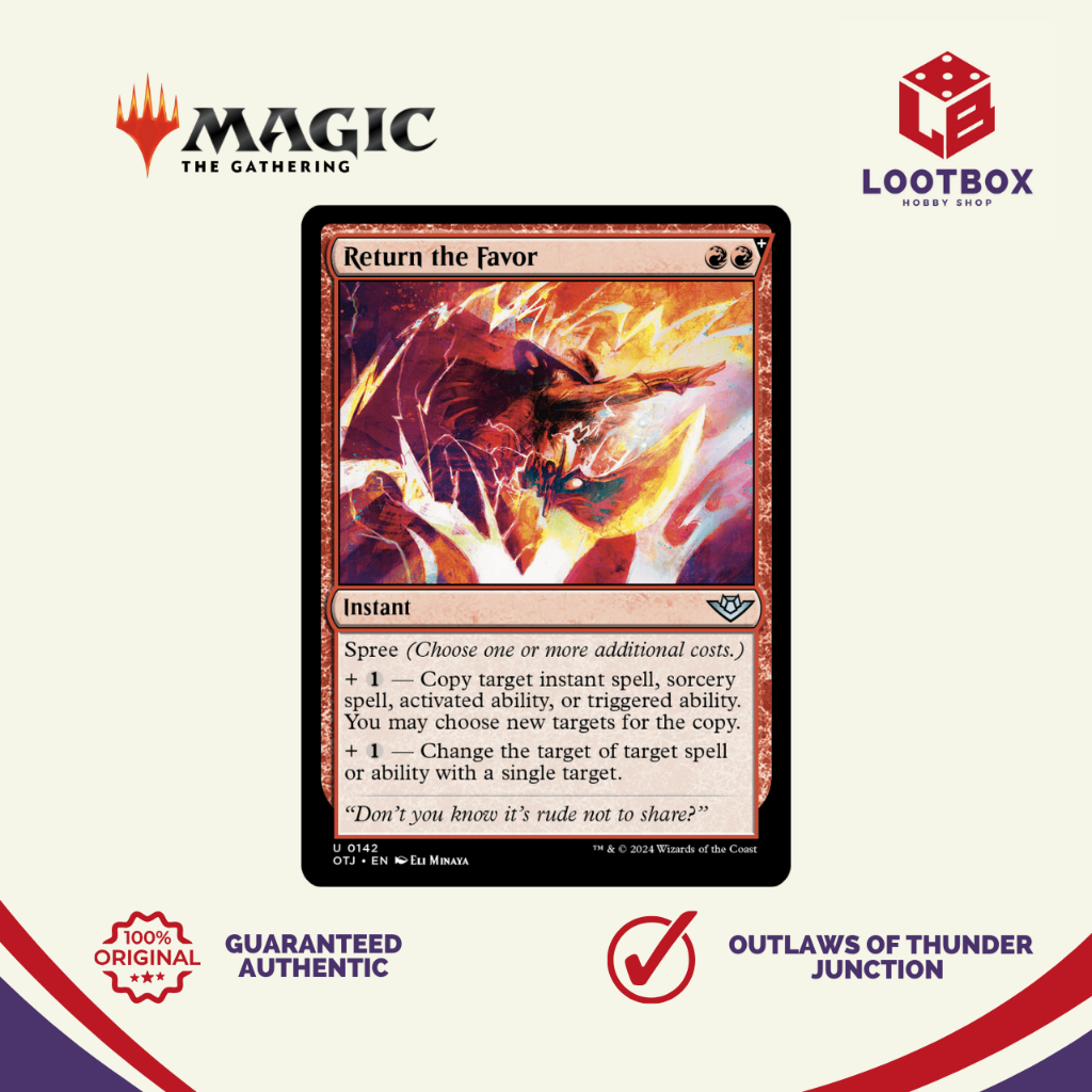 Magic the Gathering: Return the Favor (Uncommon) - Outlaws of Thunder ...