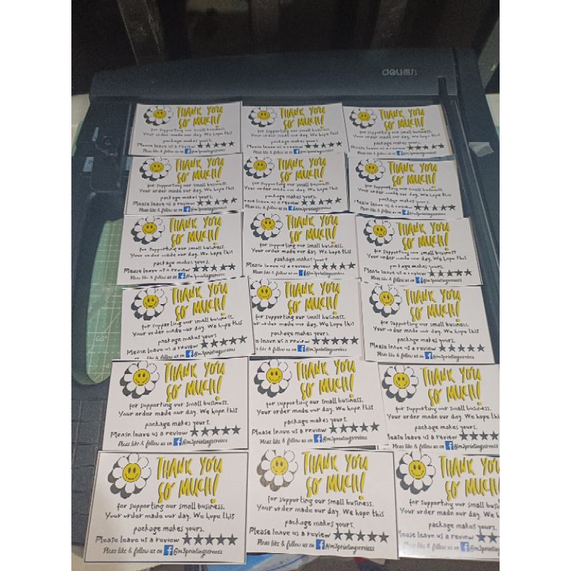ATM size sticker Sticker Label sold per piece | Shopee Philippines
