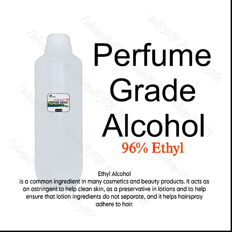 1Liter Perfume Grade Alcohol | 96% Ethyl Alcohol | Shopee Philippines