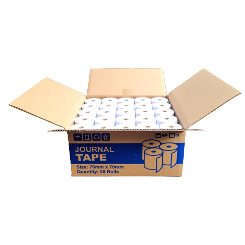 1 Box 76mm x 70M POS Journal Paper Rolls 1 Ply 50 Rolls | Shopee ...