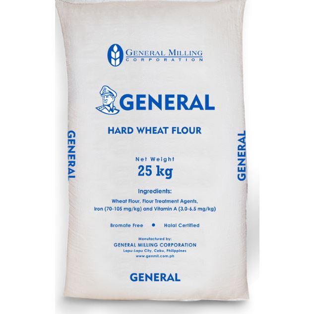 General Hard Wheat Flour (Bread Flour) 25KG ~ 1SACK | Shopee Philippines
