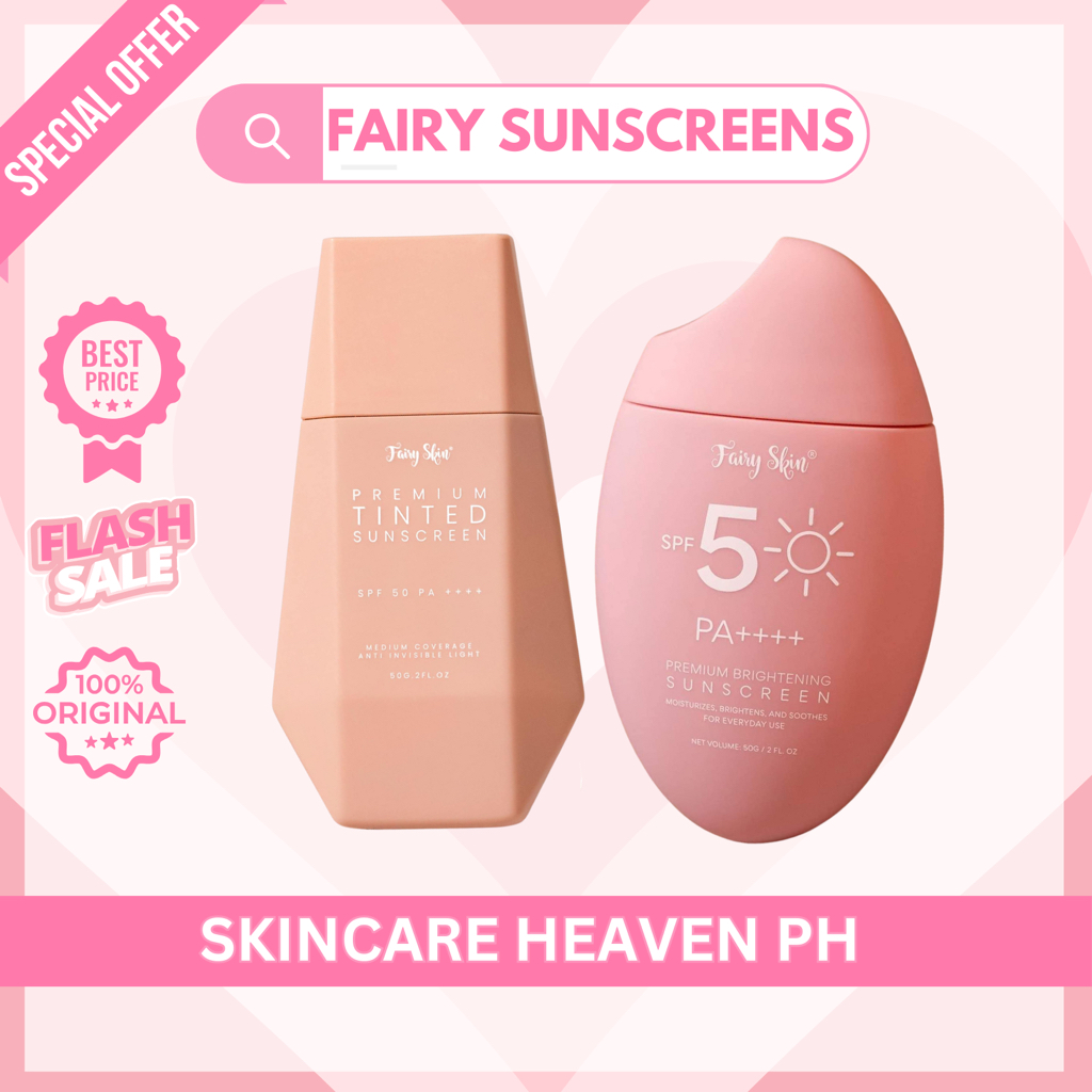 FairySkin Premium Sunscreen / Fairy Skin Tinted Sunscreen SPF 50 ...
