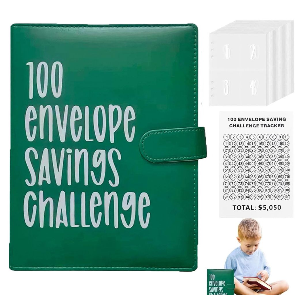 100 Envelopes Money Saving Challenge 100 Envelope Challenge Binder ...