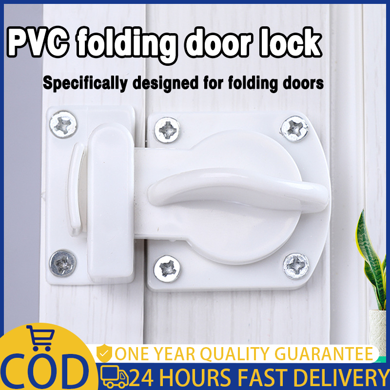 PVC Folding Door Hook Inner Lock Plastic Buckle Hook Padlock Outer ...
