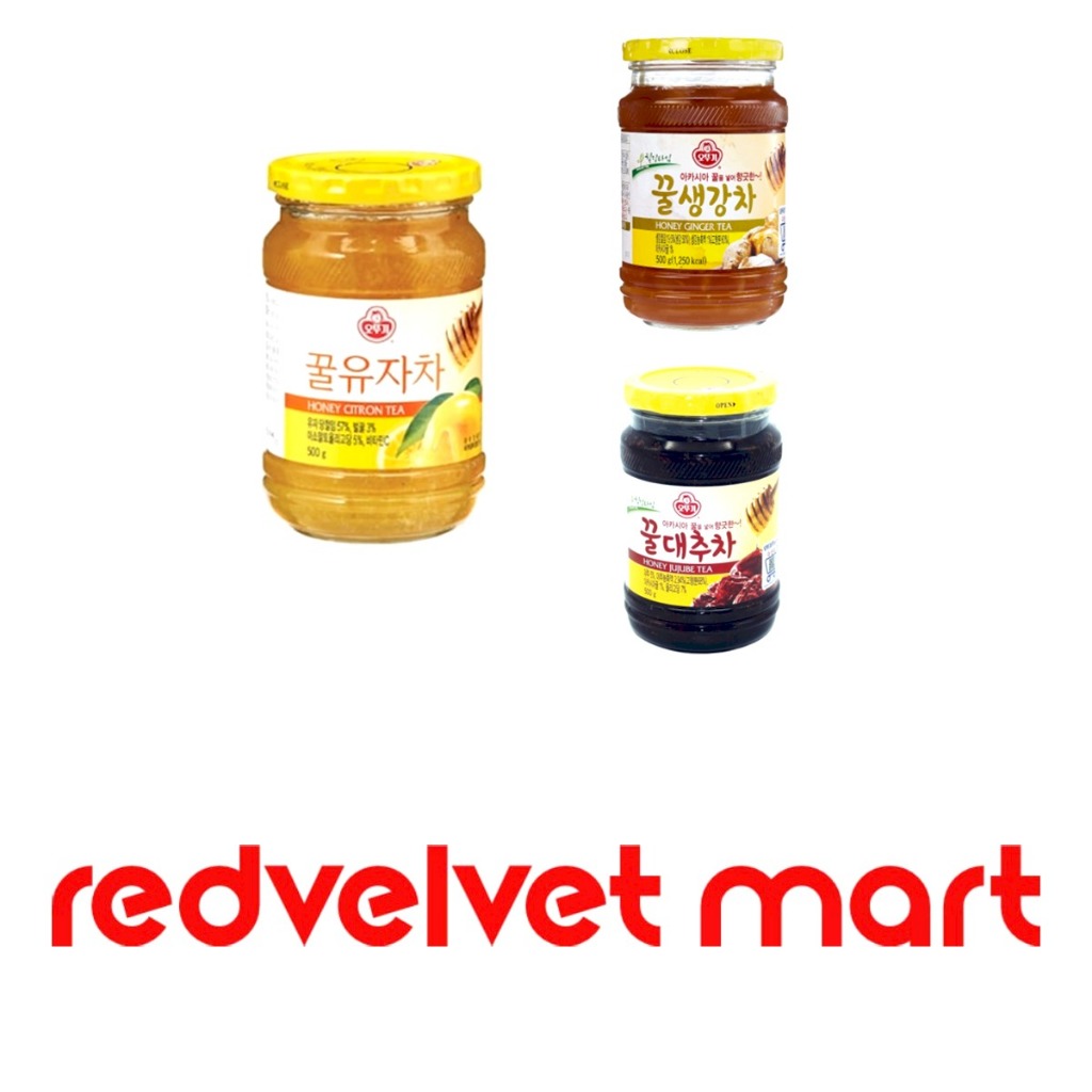 OTTOGI HONEY CITRON TEA 500G / GINGER TEA 500G / JUJUBE TEA 500G ...