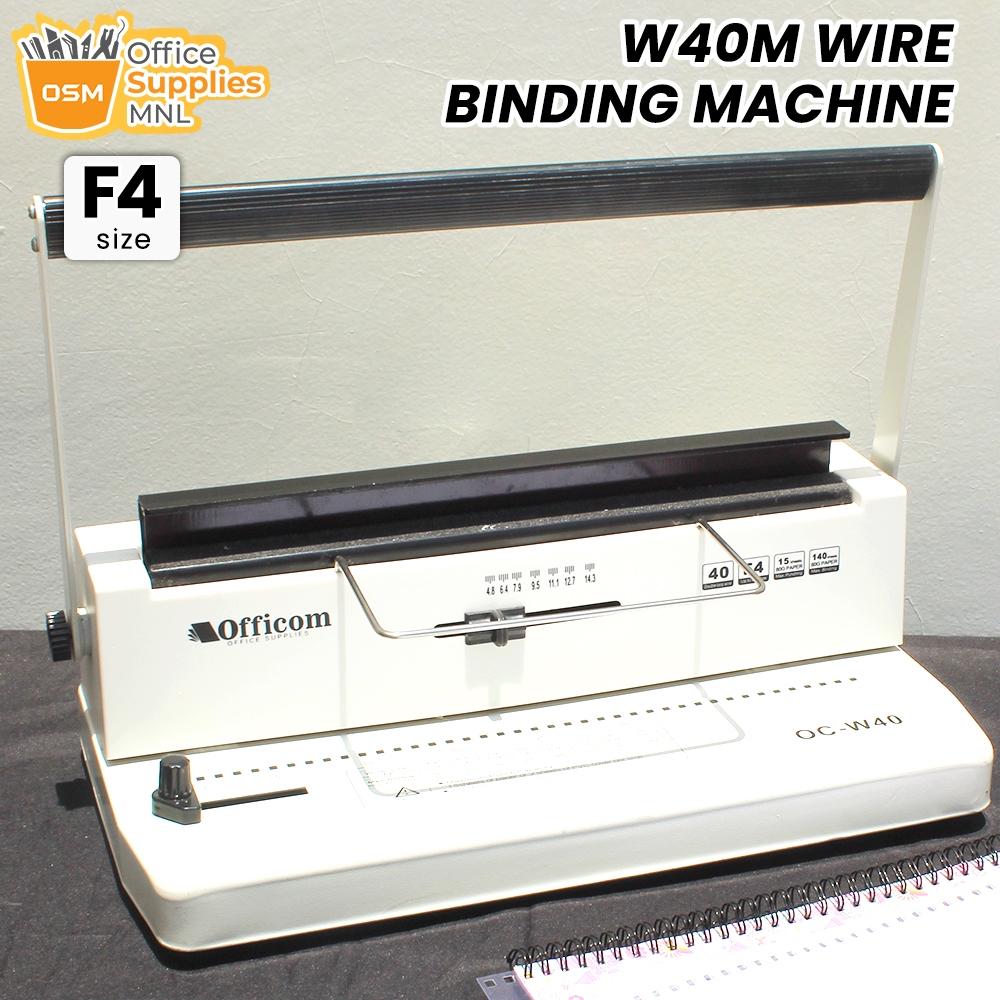 Wire Binding Machine Long / Legal / F4 Size Heavy Duty Binding Machine ...