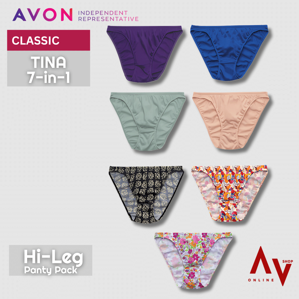 Avon Tina 7in1 Hi Leg Panty Pack | Shopee Philippines