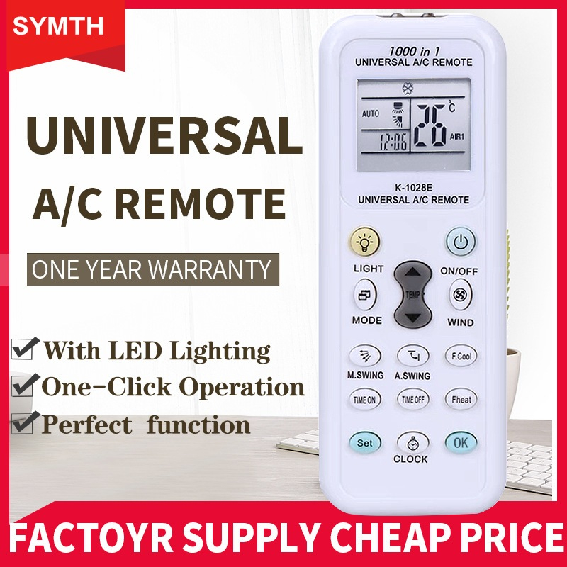 K-1028E Universal air conditioning remote control AC AIRCON digital LCD ...