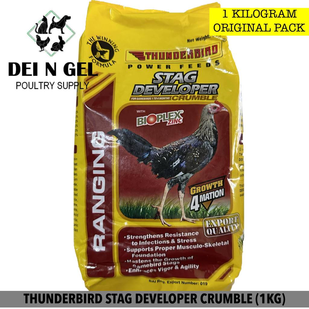 THUNDERBIRD STAG DEVELOPER CRUMBLE FOR GAMEBIRD 1 TO 4 MONTHS (1 ...