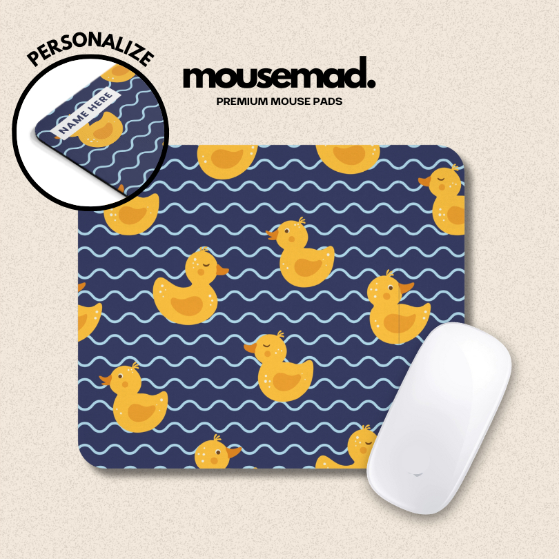 MOUSEMAD Mouse Pad - Duckling Dazzle [thick non-slip large minimalist ...