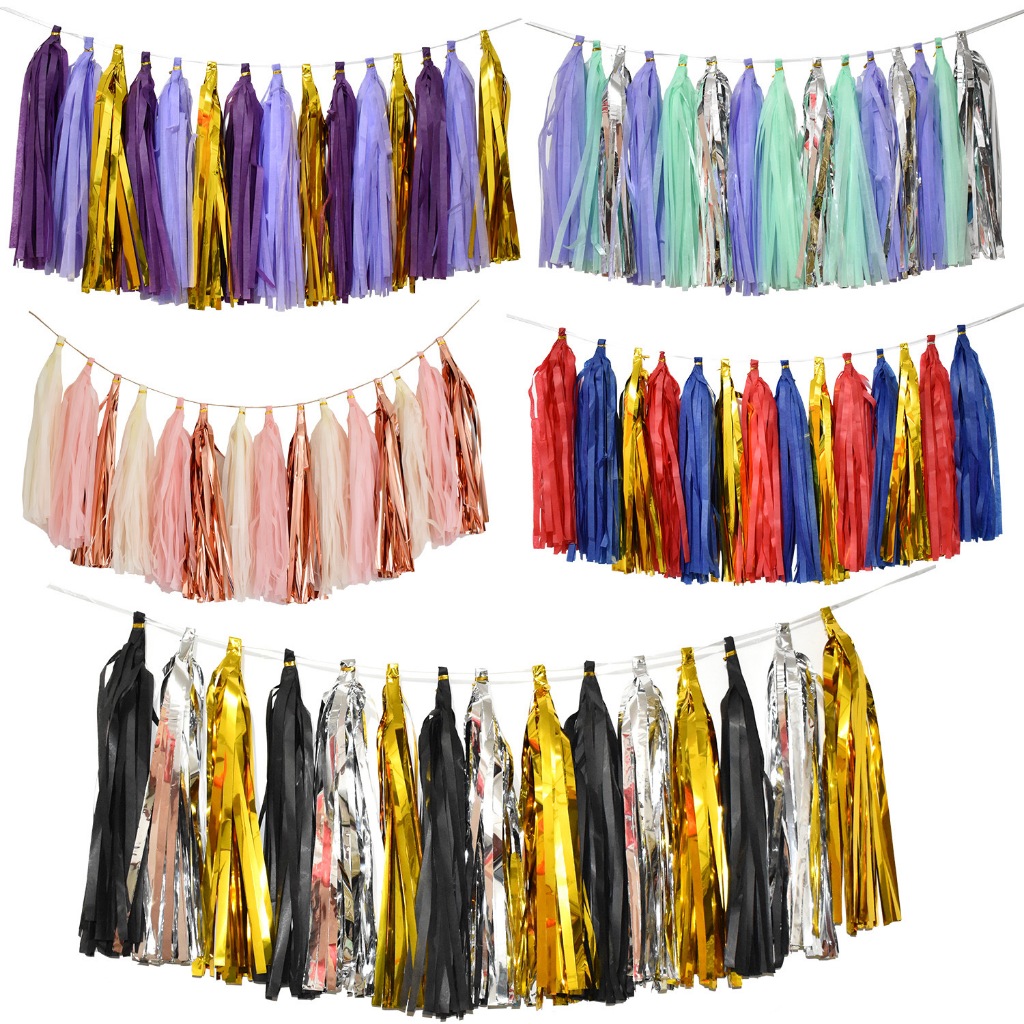 5pcs Tassel Set Tail Decoration Christmas Wedding Party Decoration ...