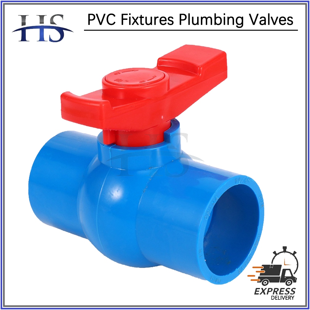 Pvc Ball Valve Compact (100% Brand New) 1/2 , 3/4 , 1 | Shopee Philippines