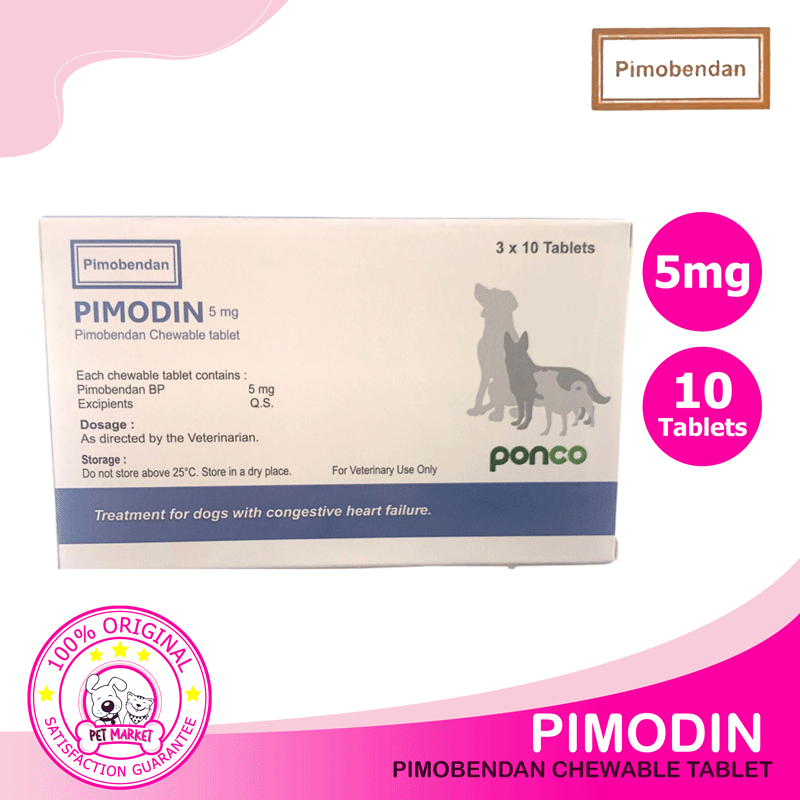 PIMODIN (PIMOBENDAN) 5MG 10 TABLETS | Shopee Philippines
