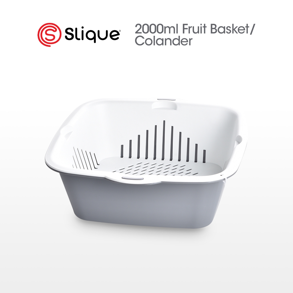 SLIQUE Multi Purpose Fruit Basket | Collander | Strainer Kitchen ...