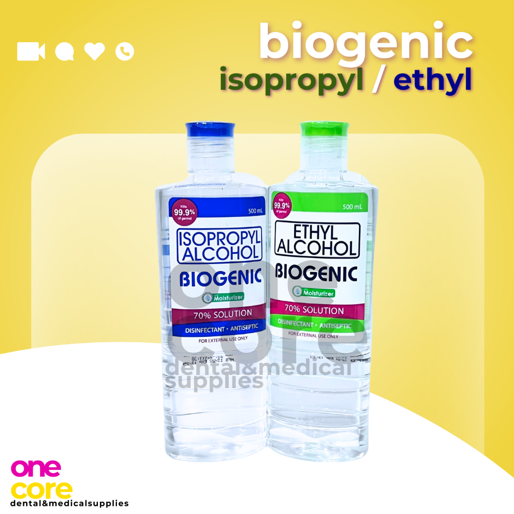 Biogenic Isopropyl and Ethyl Moisturizer Alcohol (75ml, 250ml, 500ml ...