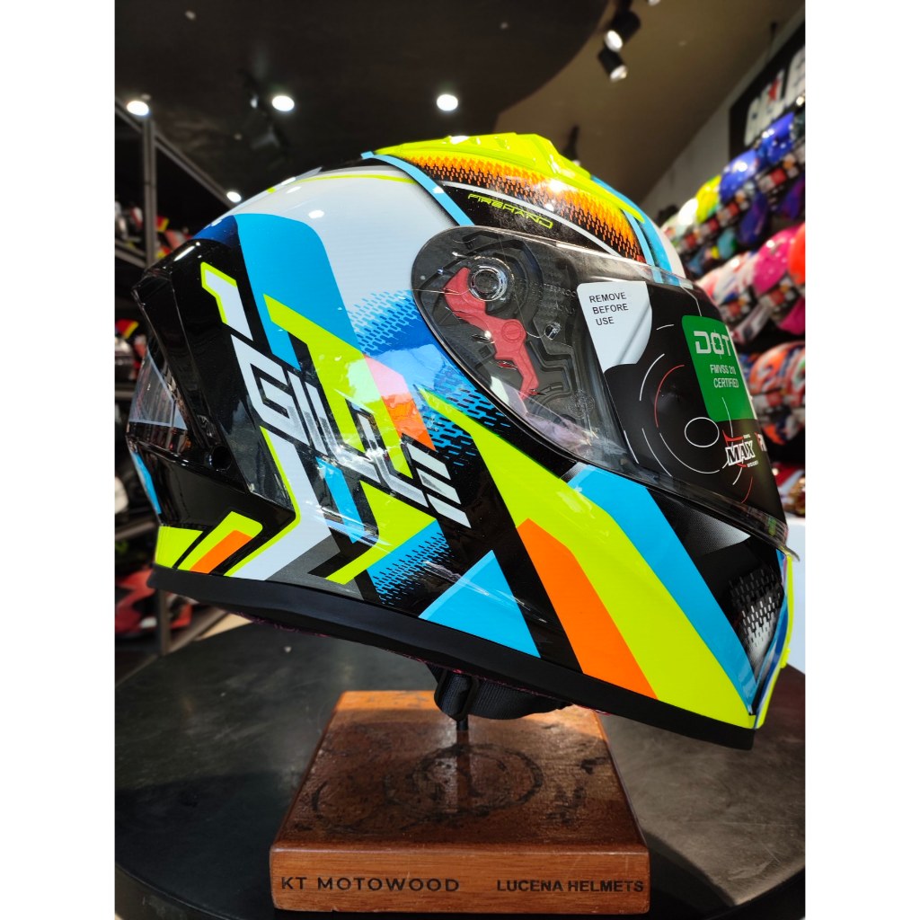 Gille GTS V1 Exor Full Face Dual Visor Helmet with Free Extra Visor ...