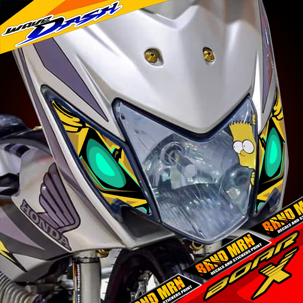 HONDA WAVE DASH 110 WINKER EYE DECAL STICKER TINT PROTECTOR XSERIES V2 ...