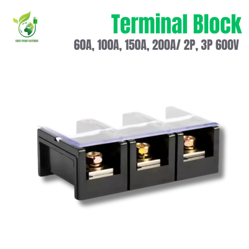 Terminal Block TC3003 for 60A,100A, 150A, 200A / 2P, 3P 600V Large Current Wire Connector ...