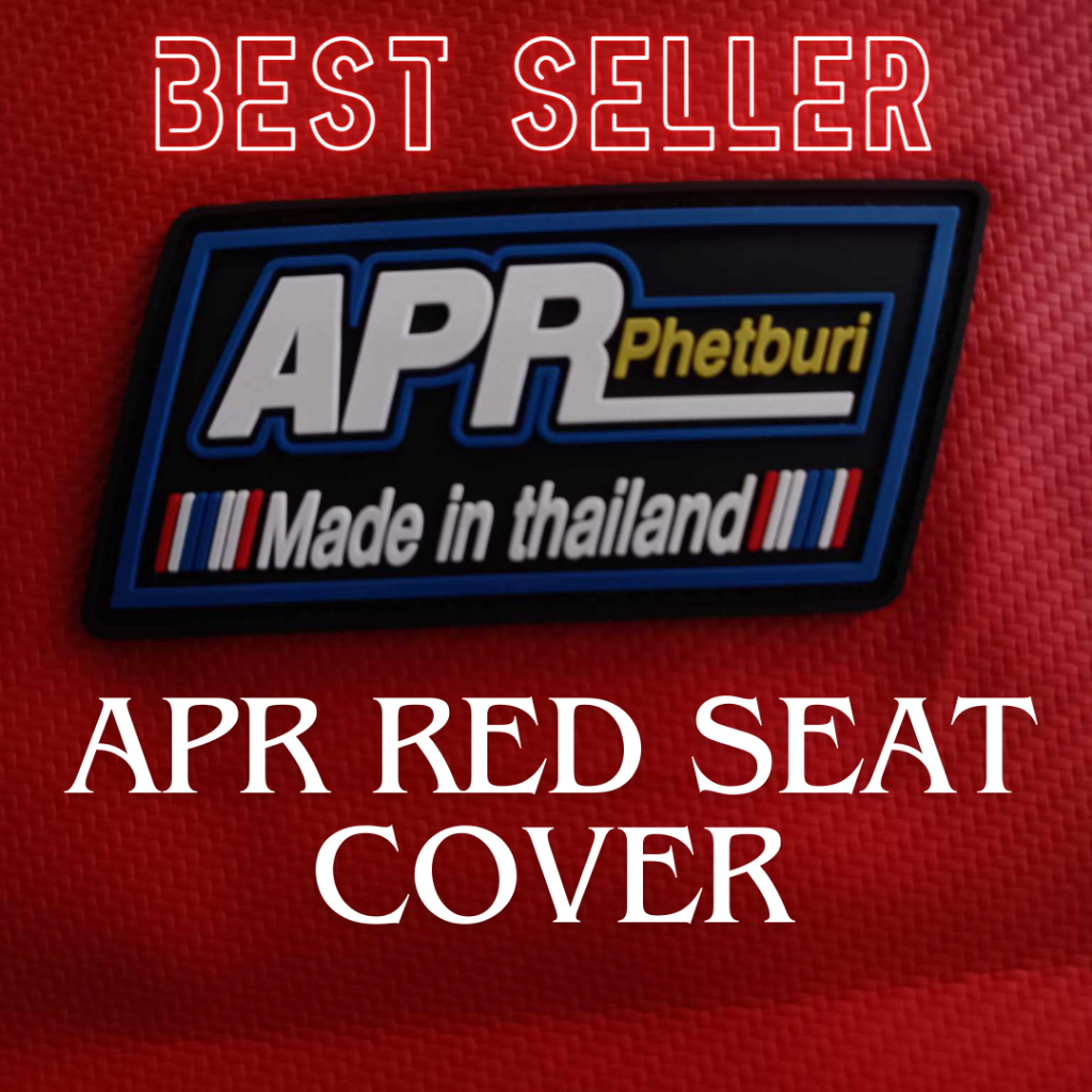 HONDA XRM 125 RED APR ORIGINAL THAI SEAT COVER|High Quality Leather ...