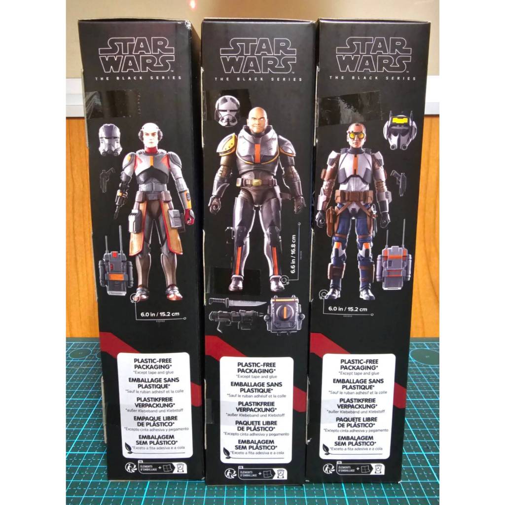 Star Wars BS 6" Mercenary Gear Wrecker / Echo / Tech SW Black Series ...