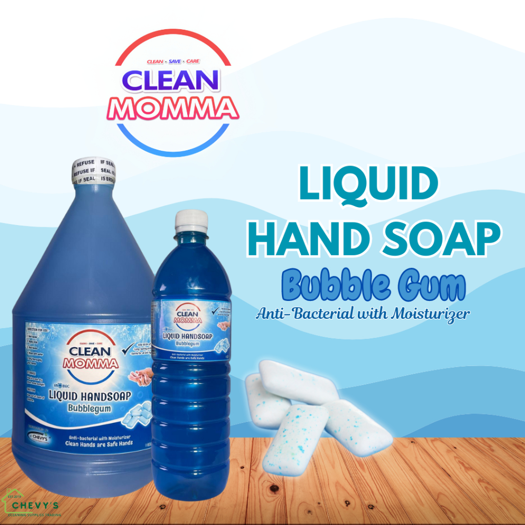 Antibacterial Liquid Hand Soap 1 Gallon (Bubble Gum) / Antibacterial ...