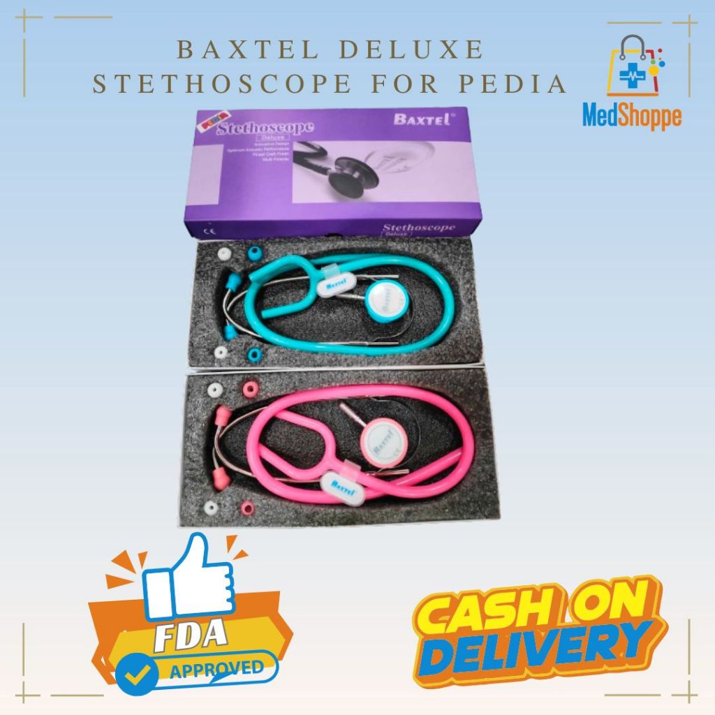 BAXTEL PEDIA STETHOSCOPE DELUXE | Shopee Philippines