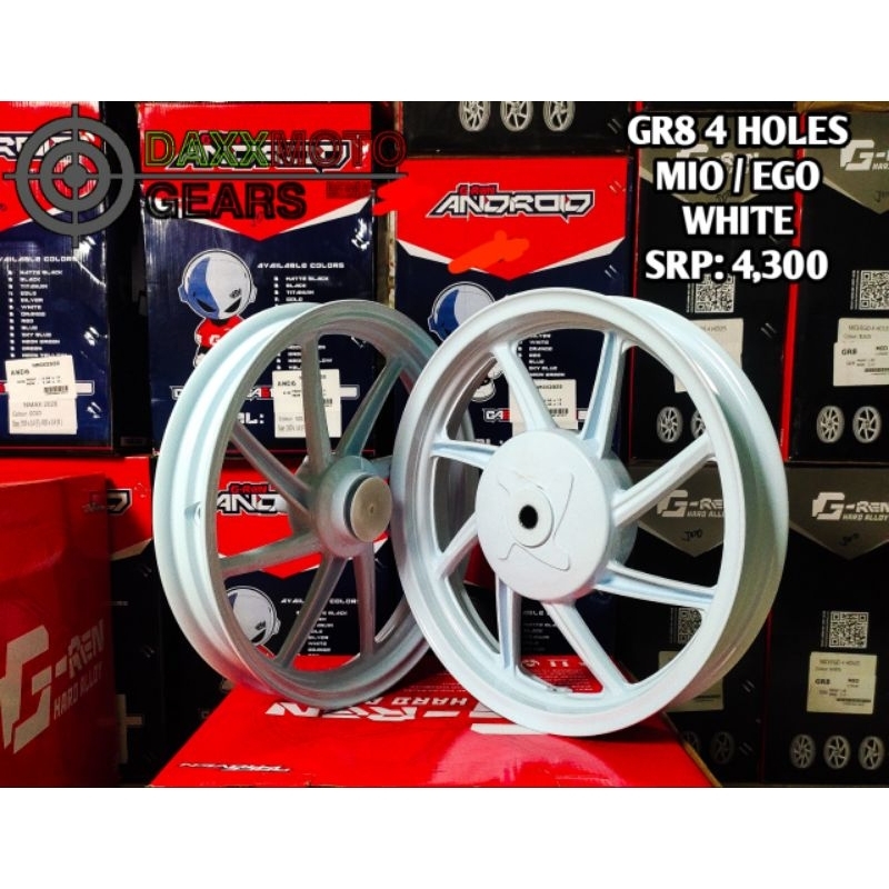 G-ren Gr8 Hard Alloy Mags for Mio / Ego 4 Holes (Mio sporty / MiO ...