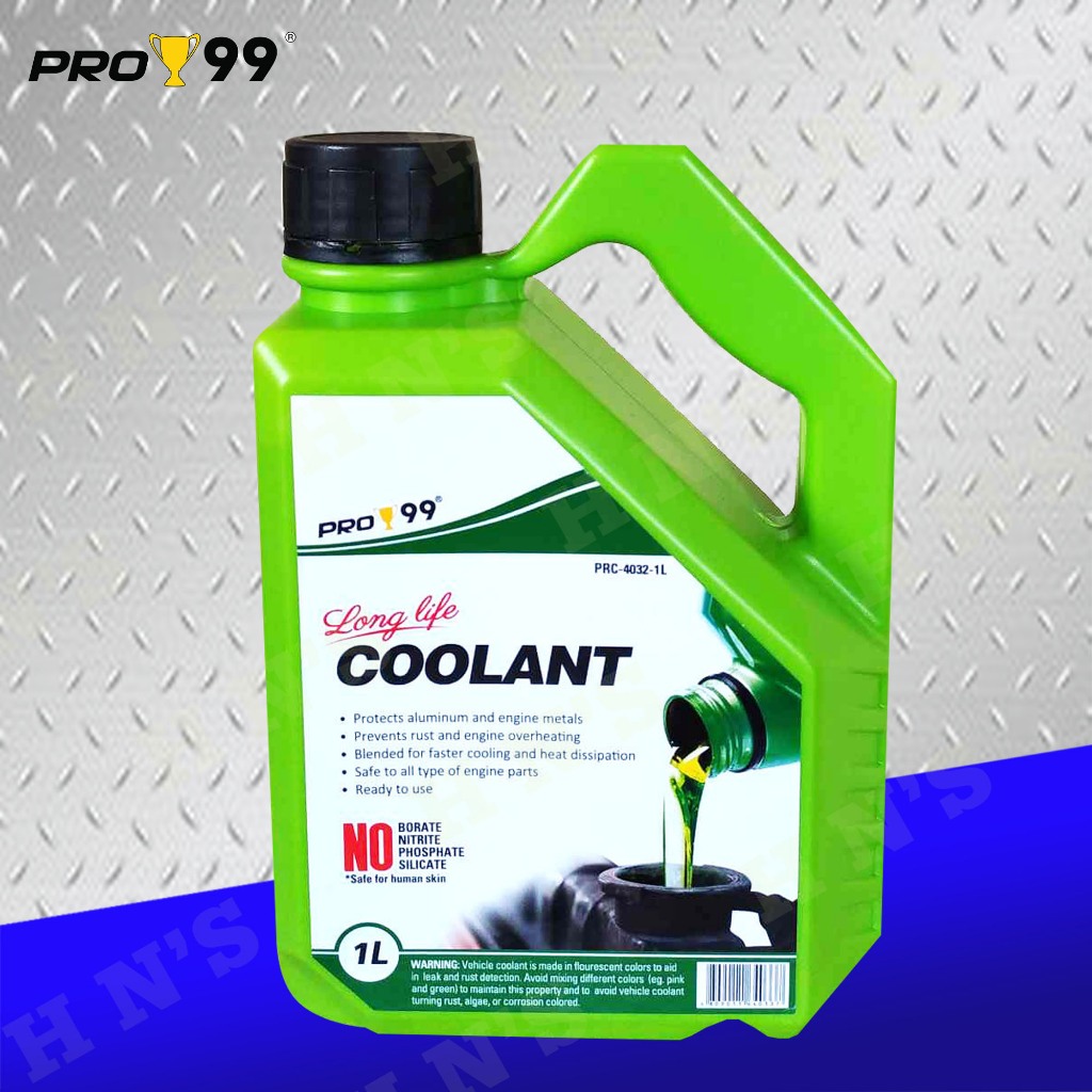 PRO-99 Long Life Radiator Coolant (Green) 1L ( 1 Liter ) | Shopee Philippines